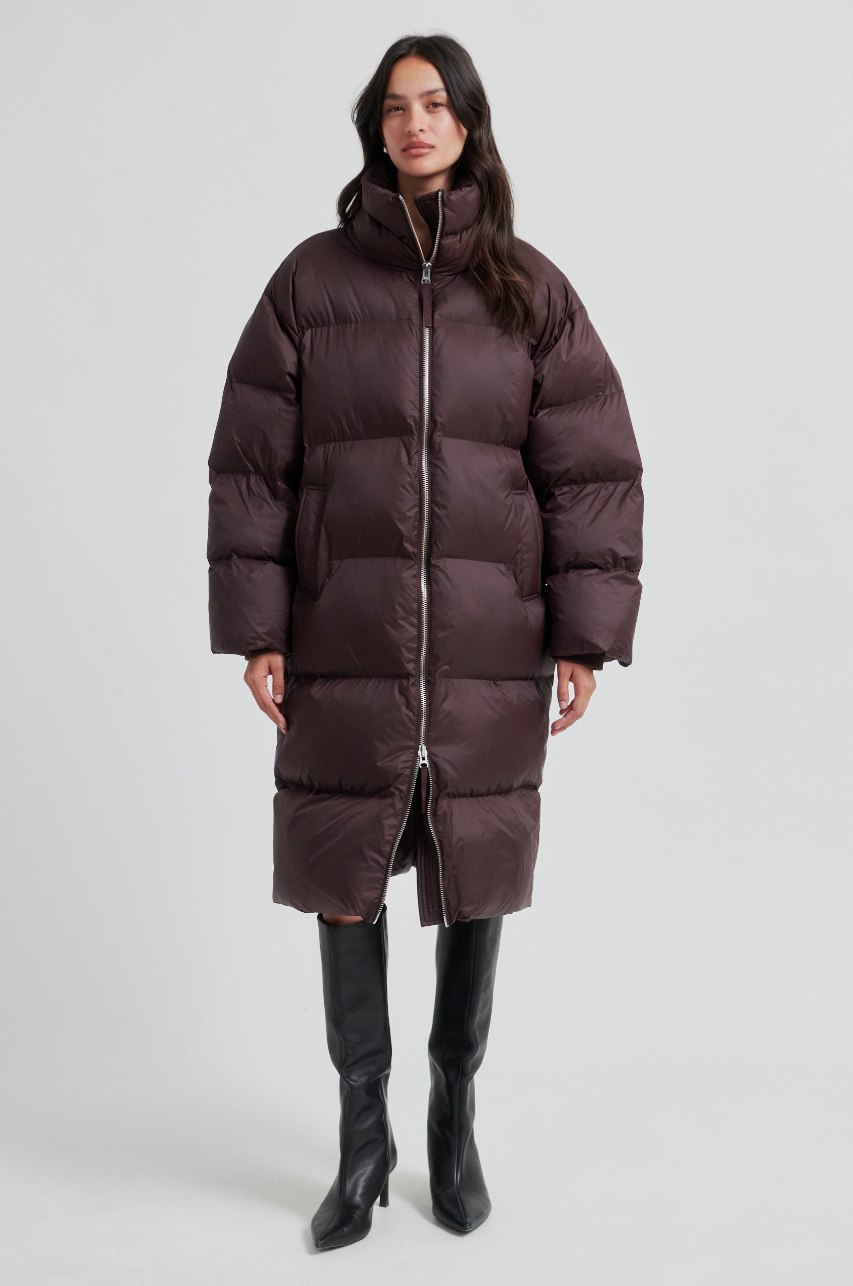 Riya Long Puffer Jacket – secondfemale.com
